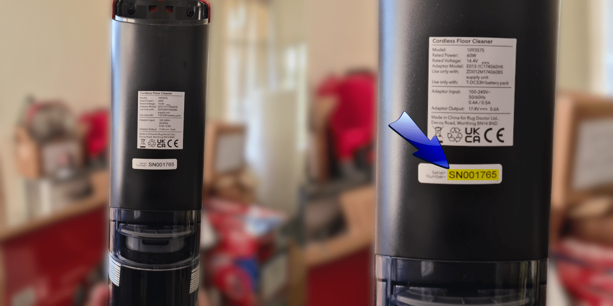 Cordless Hard Floor Cleaner (Serial Number) - Rug Doctor