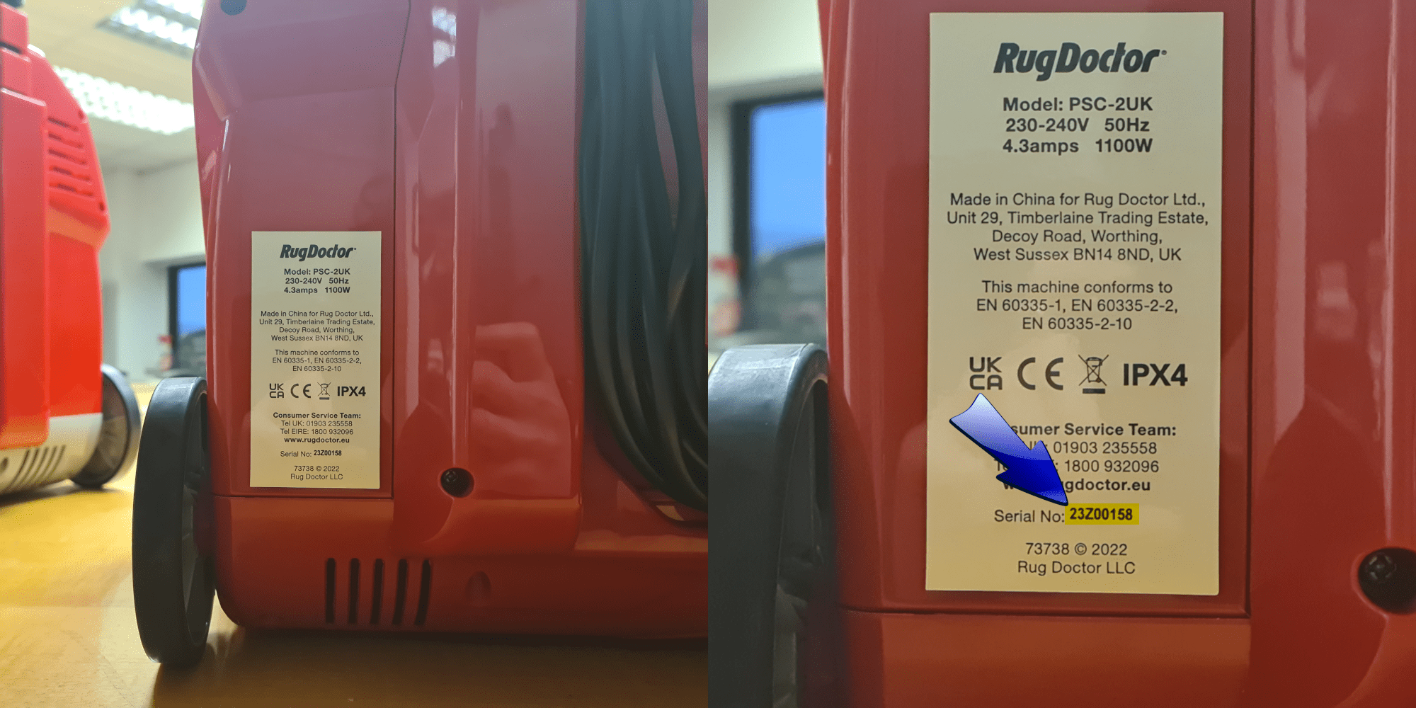 Portable Spot Cleaner & PET Portable Spot Cleaner (Serial Number) - Rug ...